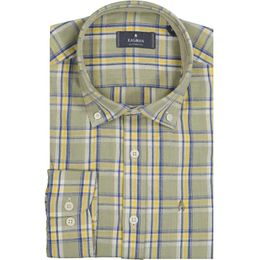 Ragman Henleyshirt Thymian-348 XL XL Button-down Kragen