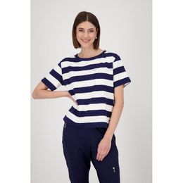 monari Sweatshirt, mit Streifen navy blue ringel 38 38 Sweatshirt mit trendigen Blockstreifen von monari