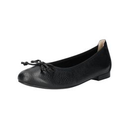 Caprice Ballerina »Ballerinas Leder« Schwarz 37 37 Verschluss: Schlupfschuh