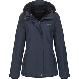 DEPROC Active Outdoorjacke »BEAUMONT WOMEN« auch in Großen Größen erhältlich navy 44L 44L Multifunktionale 3in1 Outdoorjacke mit Wetterschutzkapuze