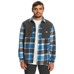 Quiksilver Langarmhemd »North Seas« Snorkel Blue Checks XXL - US-Größen US-Größen XXL Material: FleeceStoff aus recyceltem Polyester