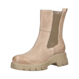 Paul Green Stiefelette »Stiefelette Nubukleder/Textil« Beige 38,5 38,5 Verschluss: Reißverschluss