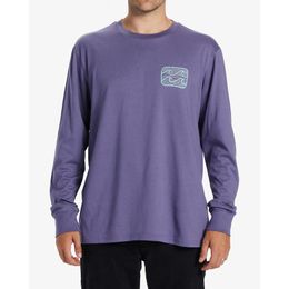 Billabong Langarmshirt &raquo;Crayon Wave&laquo; Dusty Grape M M Stoff: Baumwollstoff [160 g/m2]