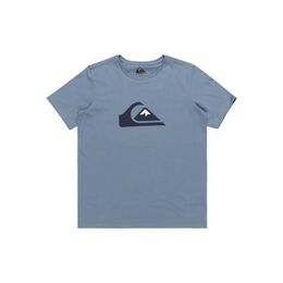 Quiksilver T-Shirt »Comp Logo« Blue Shadow Stoff: Baumwoll-Jersey-Stoff [160 g/m2]