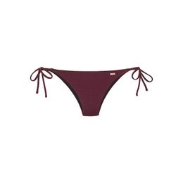 Copenhagen Studios Damen Bikini-Hose &raquo;Nela&laquo; mit seitlichen B&auml;ndern rot 36, N-Gr
