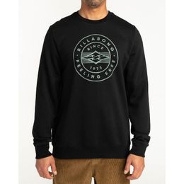 Billabong Sweatshirt »Stamp« schwarz L L Doppelt gefärbter Fleece aus einem Mix aus...