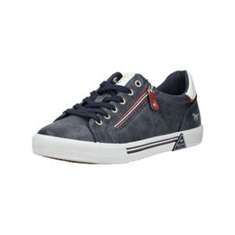 Mustang Shoes Sneaker »Sneaker Lederimitat« Navy 46 46 Verschluss: Schnürung