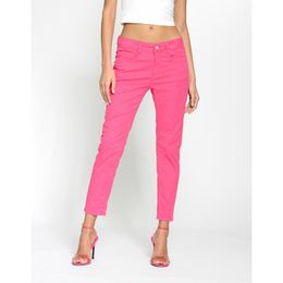 Gang Relaxhose »Hosen Relaxed 94AMELIE CROPPED« pink fuxia 25 - Normalgrößen Normalgrößen 25 Relaxed Fit Jeans mit mittlerer Leibhöhe und...