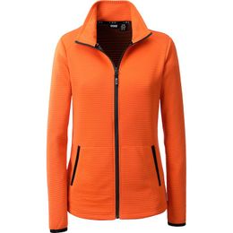 LPO Strickfleecejacke &raquo;XARA WMN&laquo; mit Stehkragen orange 50 (XL) 50 (XL) Bequeme klassische Damen-Fleecejacke