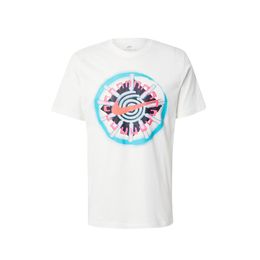 Nike Sportswear T-Shirt 'OC FESTIVAL' Herren Größe L azur / hellpink / hellrot / offwhite