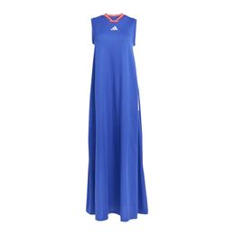 adidas Sportswear Sportkleid 'Tiro Q2' Damen Gr&ouml;&szlig;e XL/XXL royalblau / orange / wei&szlig;