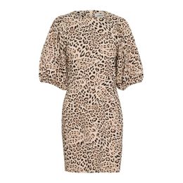 Soaked in Luxury Kleid 'SLZazu Dolore' Damen Gr&ouml;&szlig;e 42 beige / schwarz Winterkleid