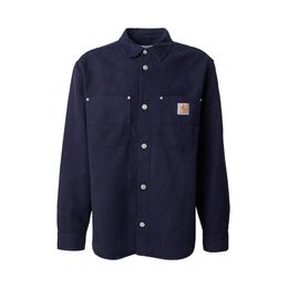 Carhartt Work In Progress Carhartt WIP Hemd 'Walter' Herren Größe XXL navy / gelb / weiß