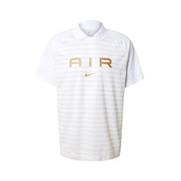 Nike Sportswear T-Shirt 'AIR' Herren Größe M sand / gold / weiß