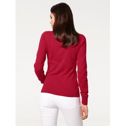 Heine Pullover Damen Größe M/L rubinrot