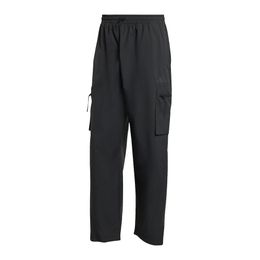 adidas Sportswear Hose 'City Escape' Herren Gr&ouml;&szlig;e L schwarz / wei&szlig;