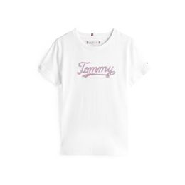 Tommy Hilfiger T-Shirt Mädchen Größe 110 weiß