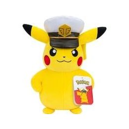 Jazwares Pok&eacute;mon - Captain Pikachu, Kuscheltier 20 cm