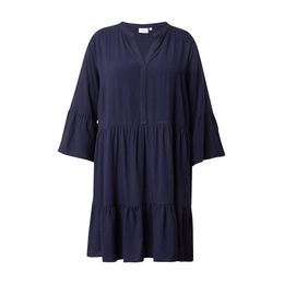 Only Carmakoma Kleid 'CARMILUNA' Damen Größe 50 nachtblau Winterkleid