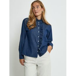 Desires Bluse 'Darlene' Damen Gr&ouml;&szlig;e XXL blue denim