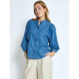 Minus Bluse 'Jase' Damen Gr&ouml;&szlig;e XXXL blue denim