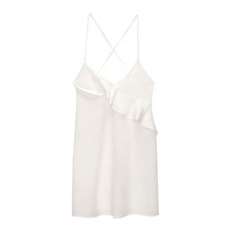 Pull&Bear Pull&Bear Kleid Damen Gr&ouml;&szlig;e 34 wei&szlig;