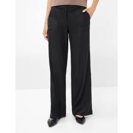 Brax Damen Palazzohose Style MAINE, schwarz, Gr. 34