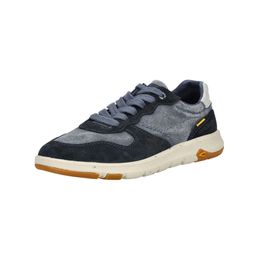 Sneaker Camel Active "Camel Active Sneaker Leder/Textil", Herren, Gr. 42, blau (navy), Leder, Textil, Schuhe Sneaker