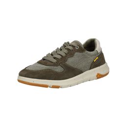 Sneaker Camel Active "Camel Active Sneaker Leder/Textil", Herren, Gr. 43, gr&uuml;n (khaki), Leder, Textil, Schuhe Sneaker