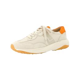 Sneaker Paul Green "Paul Green Sneaker Leder", Damen, Gr. 37, beige, Leder, Schuhe Sneaker