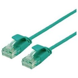 ROLINE RM UTP DataCenter Patchkabel Cat.6A (Class EA), slim, gr&uuml;n, 1 m
