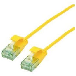 ROLINE RM UTP DataCenter Patchkabel Cat.6A (Class EA), slim, gelb, 1,5 m