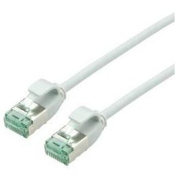 ROLINE RM U/FTP DataCenter Patchkabel Cat.6A (Class EA), slim, grau, 0,15 m