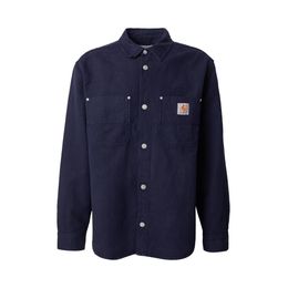 Carhartt Work In Progress Carhartt Wip Hemd 'Walter' Herren Gr&ouml;&szlig;e XXL navy / gelb / wei&szlig;