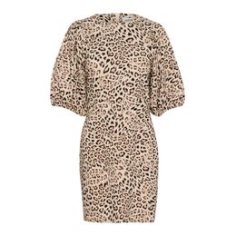 Soaked in Luxury Kleid 'SLZazu Dolore' Damen Gr&ouml;&szlig;e 42 beige / schwarz Sommerkleid