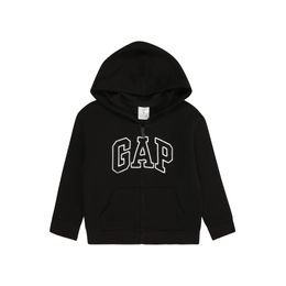 GAP Sweatjacke Jungen Gr&ouml;&szlig;e 104 schwarz / wei&szlig;