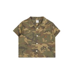 GAP Hemd Jungen Gr&ouml;&szlig;e 104 dunkelbraun / khaki / oliv