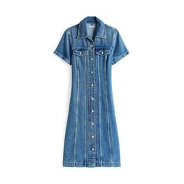 Tommy Hilfiger Kleid 'Lana' Damen Gr&ouml;&szlig;e 40 blue denim Winterkleid