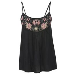 Koroshi Top Damen Gr&ouml;&szlig;e M gelb / gr&uuml;n / hellpink / schwarz