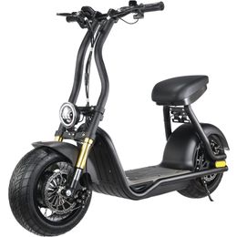 ENEWAY COCO Wave-S 1000W 48V Fatwheel LowRider Scooter mit Strassenzulassung 45 km/h BLACK