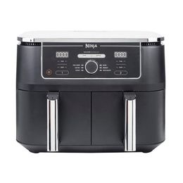 Ninja Heißluftfritteuse, 9,5 Liter, 6 Zubereitungsfunktionen, Dual Zone, Sync-Funktion, schwarz, AF400EU