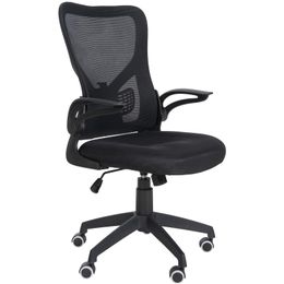 CLP B&uuml;rostuhl Hudson I Ergonomischer Chefsessel Mit Lendenwirbelst&uuml;tze I Drehstuhl Mit Fu&szlig;kreuz Und Armlehnen I 120 kg Belastbar