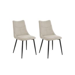 ByLiving Stuhl CARLO, Breite 59 cm, taupe