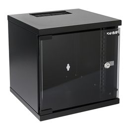 HMF Serverschrank 634 Netzwerkschrank 10" 6HE 9HE 12HE Wandgeh&auml;use 10 Zoll Rack