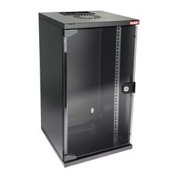 HMF Serverschrank 634 Netzwerkschrank 10" 6HE 9HE 12HE Wandgeh&auml;use 10 Zoll Rack