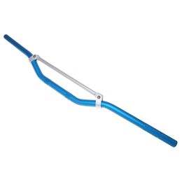 Lenker Motocross Aluminium mit Strebe blau 22mm - 810mm