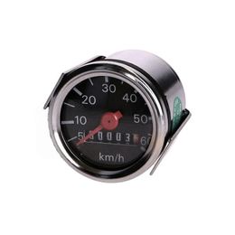 Tachometer universal 60km/h 48mm schwarz f&uuml;r Hercules, Simson