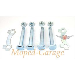 Haltesatz Schrauben Sicherungsbleche Muttern M8 x 56mm f&uuml;r Yamaha RD FS 1, DT 50