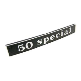 Cif Schild / Schriftzug "50 special" f&uuml;r Vespa 50 Special