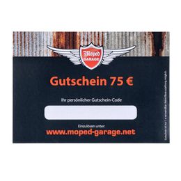 Geschenkgutschein 75.- ? von Moped Garage